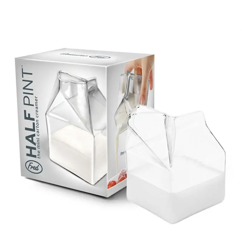 1Pc-Milk-Cup-300ML-Half-Pint-Milk-Carton-Style-Creative-Mini-Creamer ...