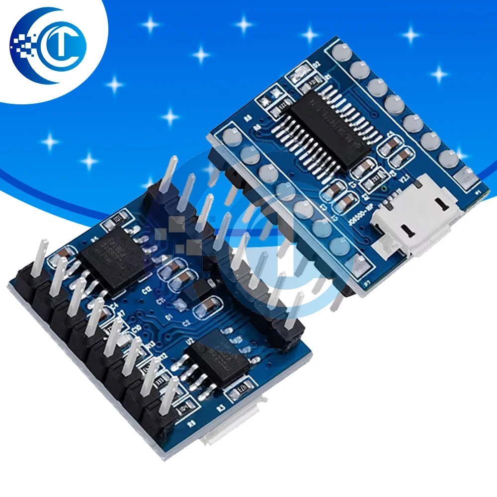 1 PCS NEW JQ6500 Voice Sound Module USB Replace One to Five Way MP3 ...