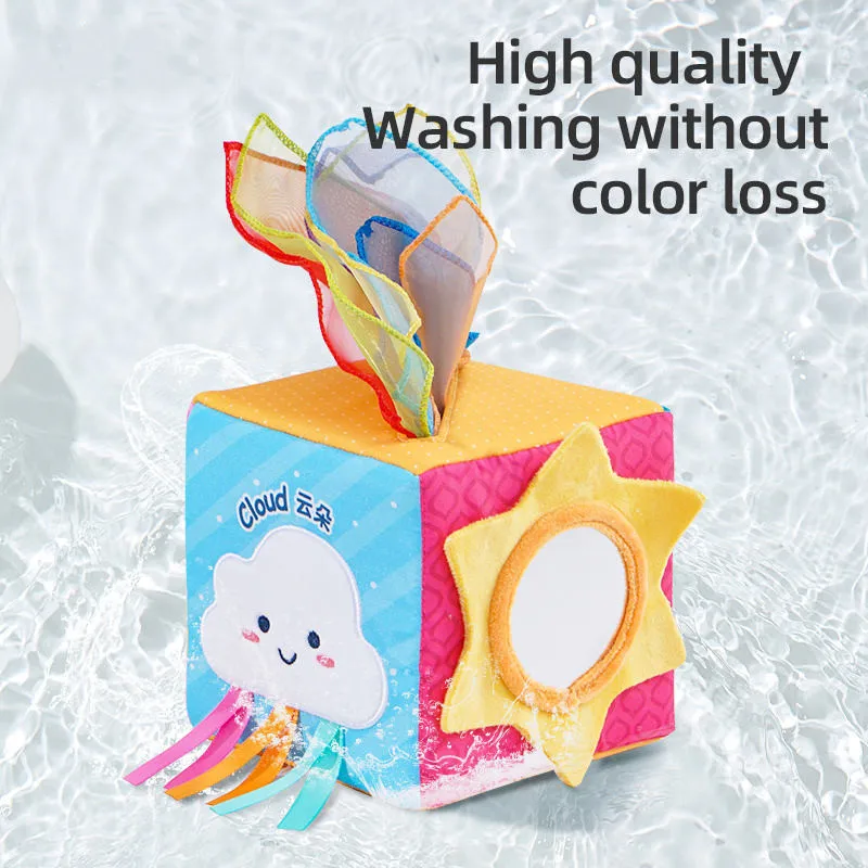 Baby Magic Tissue Box Toy Toddlers Sensory Toy Montessori Boxes Baby ...
