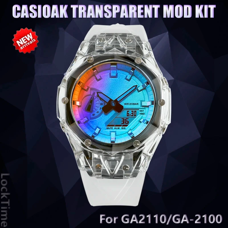 Transparent Case GA2100 GA2110 GAB2100 Modification Kit For Casioak ...