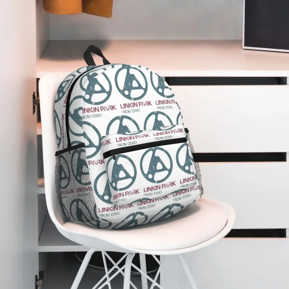 LINKIN PARK Backpack Daypack Large Capacity Kids BookBag School Bag ...