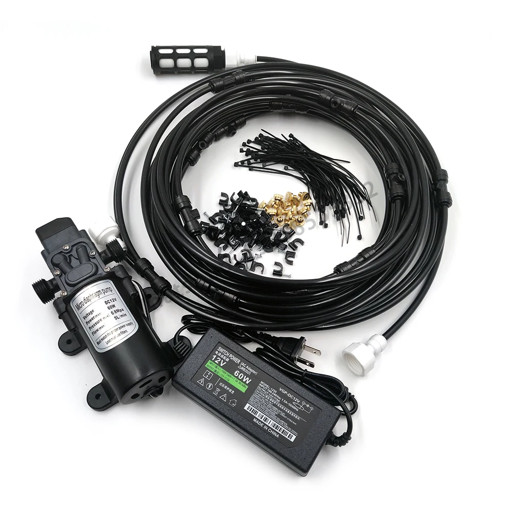 Water-Mist-Atomizer-Electric-Sprayer-Misting-Cooling-System-Garden ...