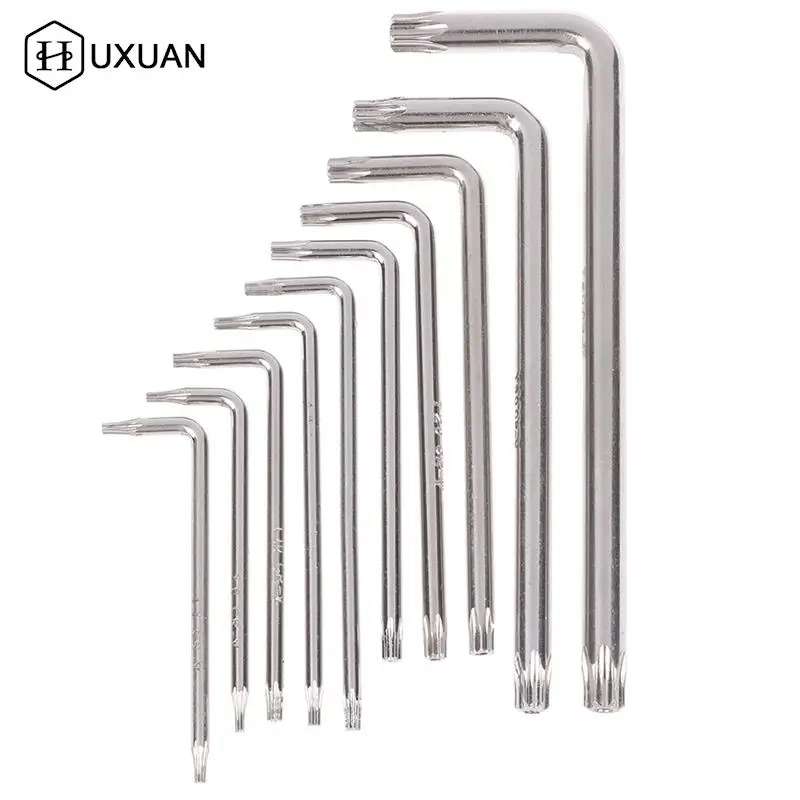 T6 T7 T8 T9 T10 T15 T20 T25 T30 T40 Six Lobe Torx Head Tamper Proof Security Bolt Hole ...