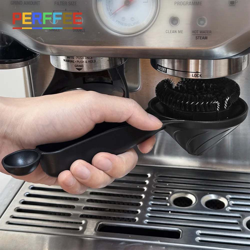 58mm Coffee Machine Cleaning Brush Espresso Group Head Cleaner E61 ...