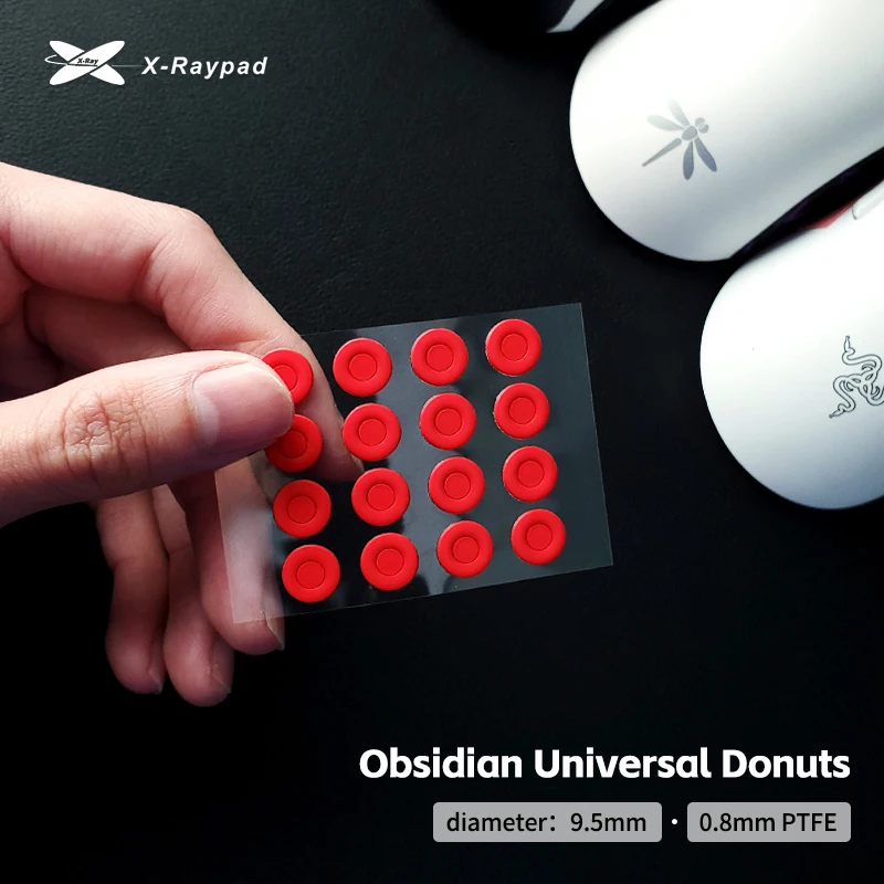 Small-Round-Dot-PTFE-X-raypad-Obsidian-Donuts-Mouse-Skates-DIY-Mice ...