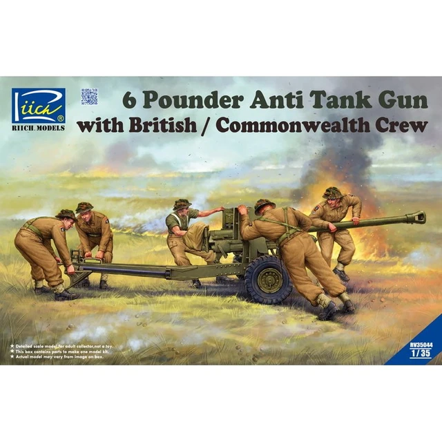 6 Pounder Anti Tank Gun