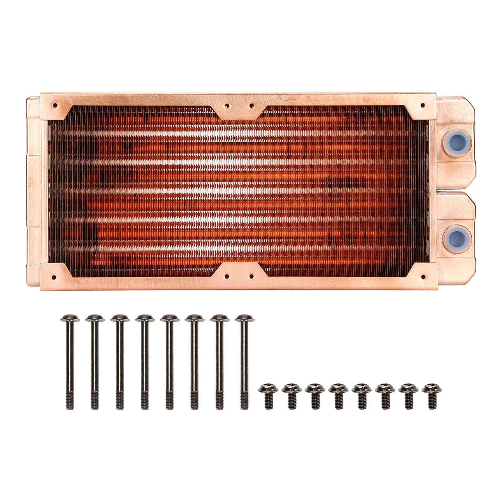 FREEZEMOD-Water-Cooling-Radiator-Copper-7mm-Round-Tube-G1-4-Thread-PC ...
