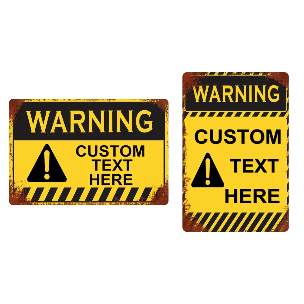 Personalized-Custom-Warning-Plates-Metal-Tin-Sign-Vintage-Your-Team ...