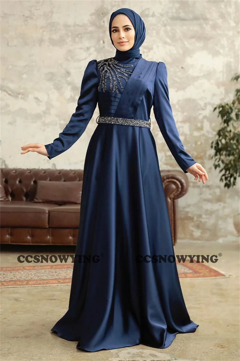 Appliques-Beaded-Muslim-Evening-Dresses-Long-Sleeve-Islamic-Formal ...