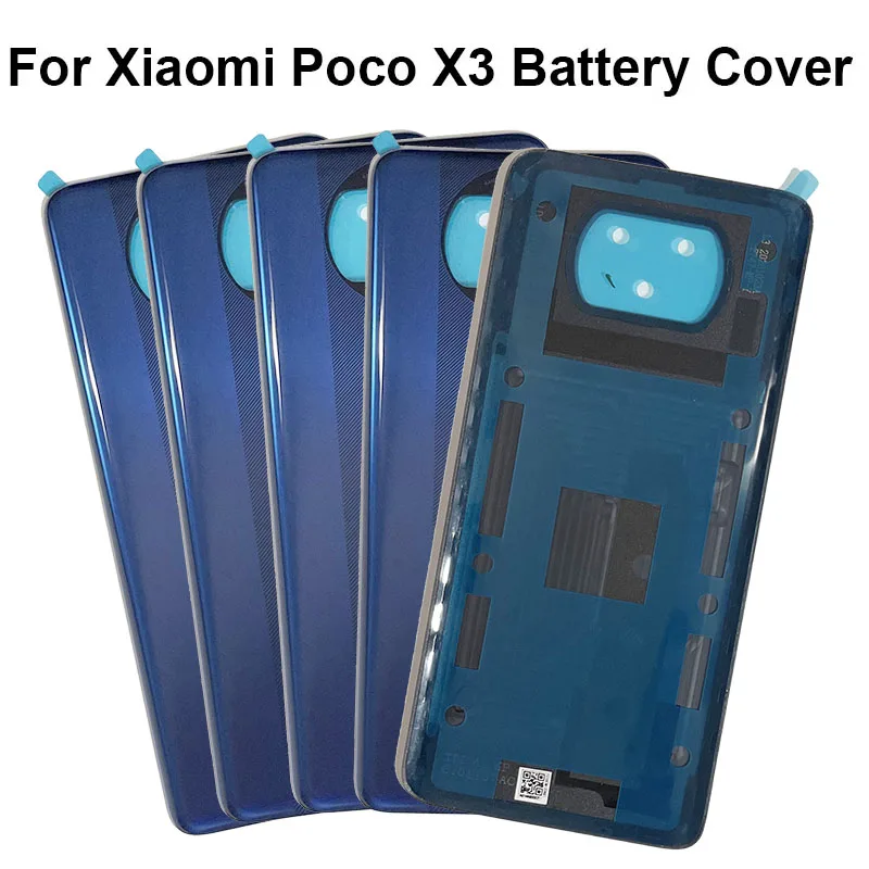 Back Cover For Xiaomi Poco X3 Back Battery Rear Housing Door Cover For ...