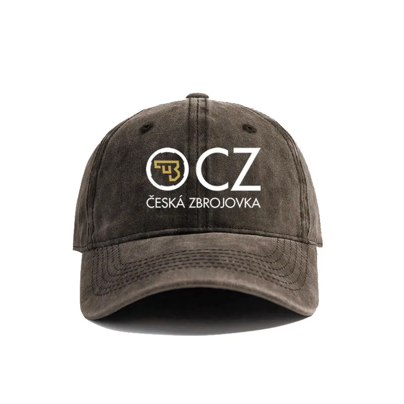 Ceska Zbrojovka Baseball Caps Distressed Hats CZ Firearms Cap Men Women ...