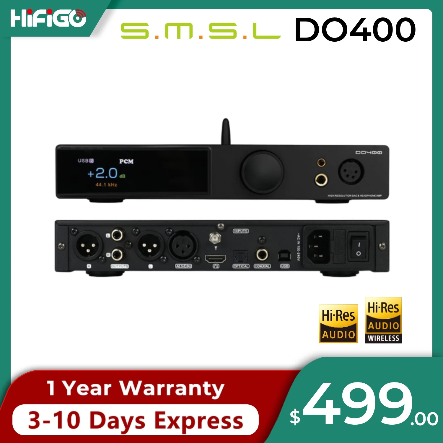 SMSL-DO400-Balanced-Audio-Decoder-DAC-AMP-Headphone-Amplifier ...