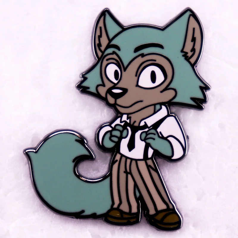 Legoshi-Pin-esmaltado-de-anime-Beastars-pin-de-solapa-Chibi-Kawaii ...