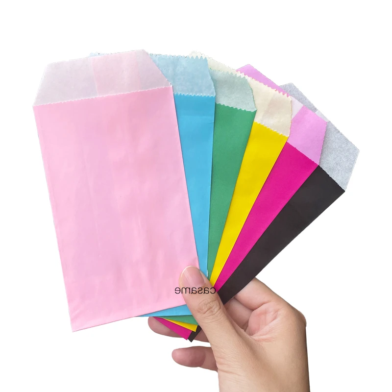 25-pcs-8x15-CM-Small-Paper-Pouch-Dot-Kraft-Paper-Candy-Biscuit-Bags ...