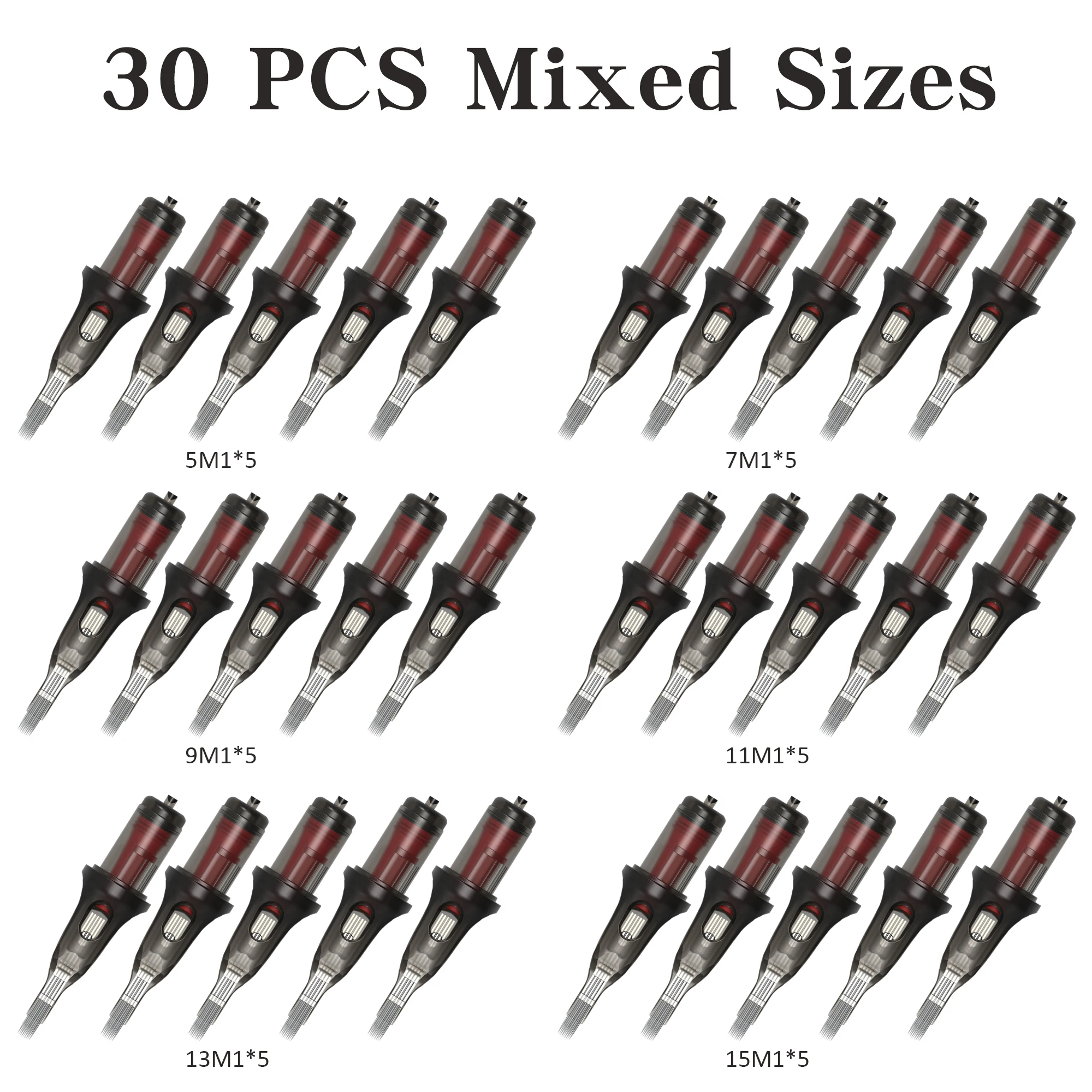 Tattoo Battery Pack 50 Pack Spark Round Liner Tattoo Cartridges ...