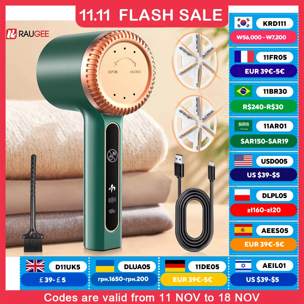 Electric-Lint-Remover-Rechargeable-Pellet-Fabric-Shaver-For-Clothing ...