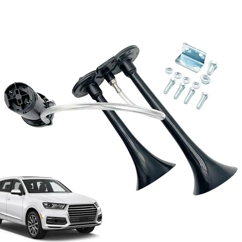 Semi-Truck-Air-Horn-150db-Dual-Trumpet-Train-Horns-Kit-Electric-Train ...