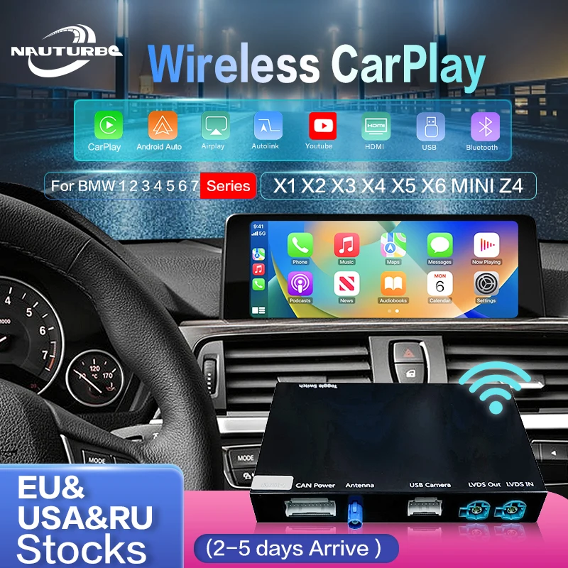 For Bmw Ccc/cic/nbt/evo 1 2 3 4 5 7 Series E70 F10 X1 X3 F25 F26 F48 ...