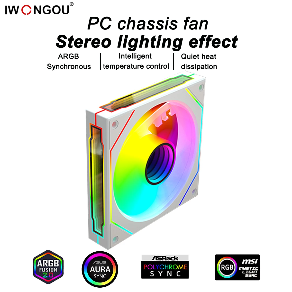 IWONGOU-6PRO-Three-Side-Infinity-Mirror-White-120mm-12V-PWM-ARGB-Silent ...