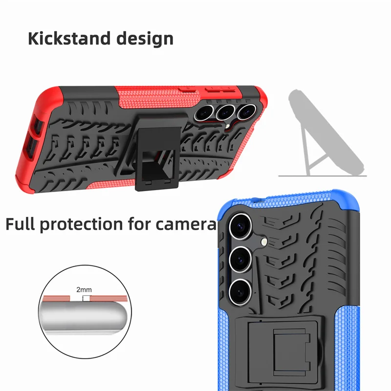 For-Samsung-Galaxy-S24-Plus-Luxury-PU-TPU-Back-Cover-Stand-ShockProof ...