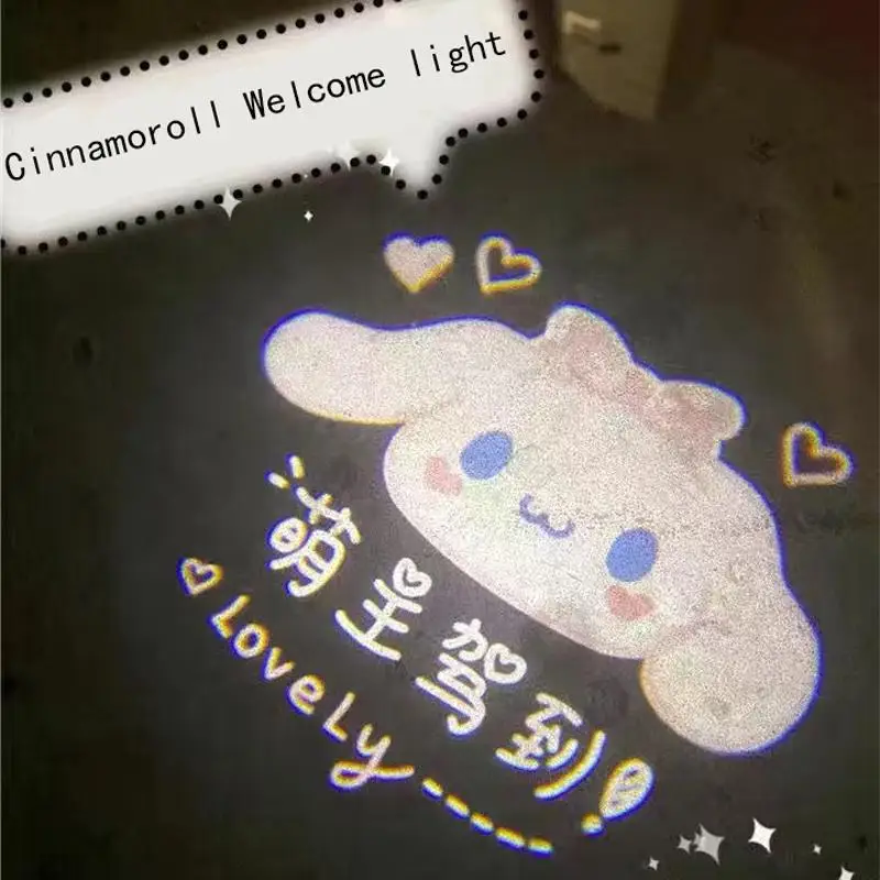 Sanrios Cinnamoroll Hellokittys Kawaii Anime Peripheral Door Projector ...