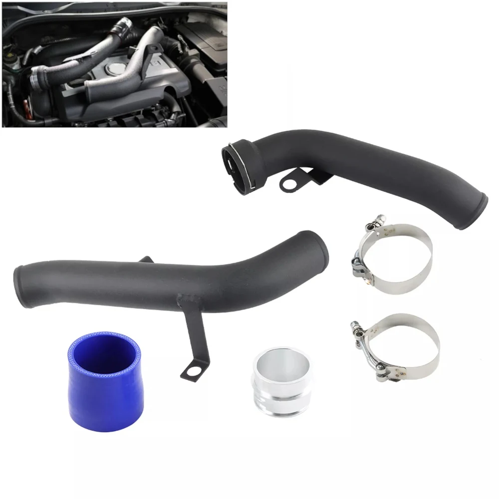 Car Turbo Discharge Pipe Conversion Kit Black For Volkswagen VW MK5 MK6 ...