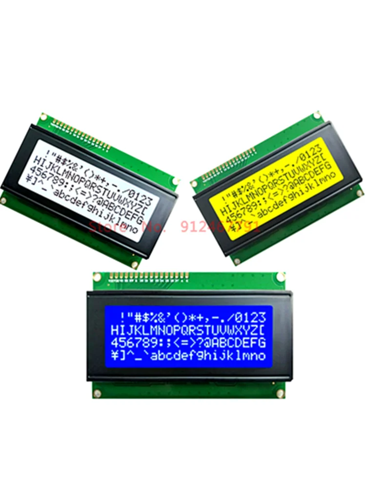 5v-display-lcd-2004-20x4-azul-tela-amarela-lcd2004-i2c-iic-adpater ...