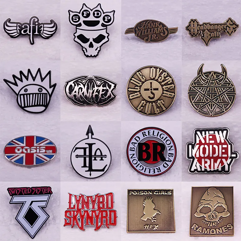 Vintage-Rock-Band-Enamel-Pins-Lapel-Pins-for-Backpacks-Badges ...