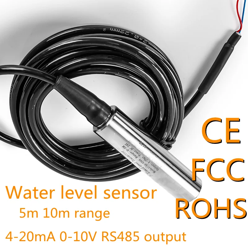 10m-Cable-lengh-Submersible-water-level-Sensor-1m-2m-3m-5m-range-4-20mA ...