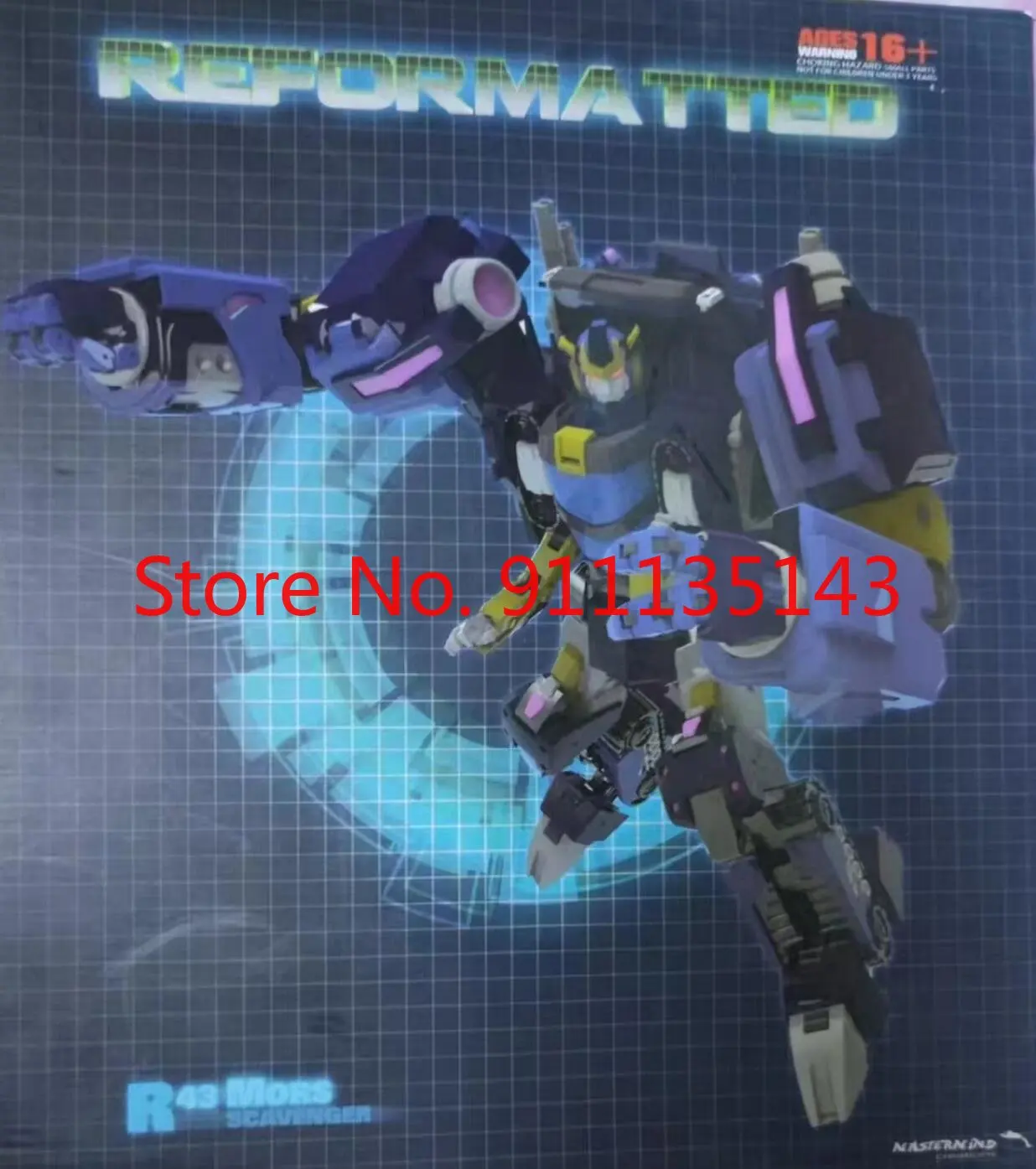 Mastermind Creations Mmc R-43 R43 Mors G1 Transformation Mp Collectible ...