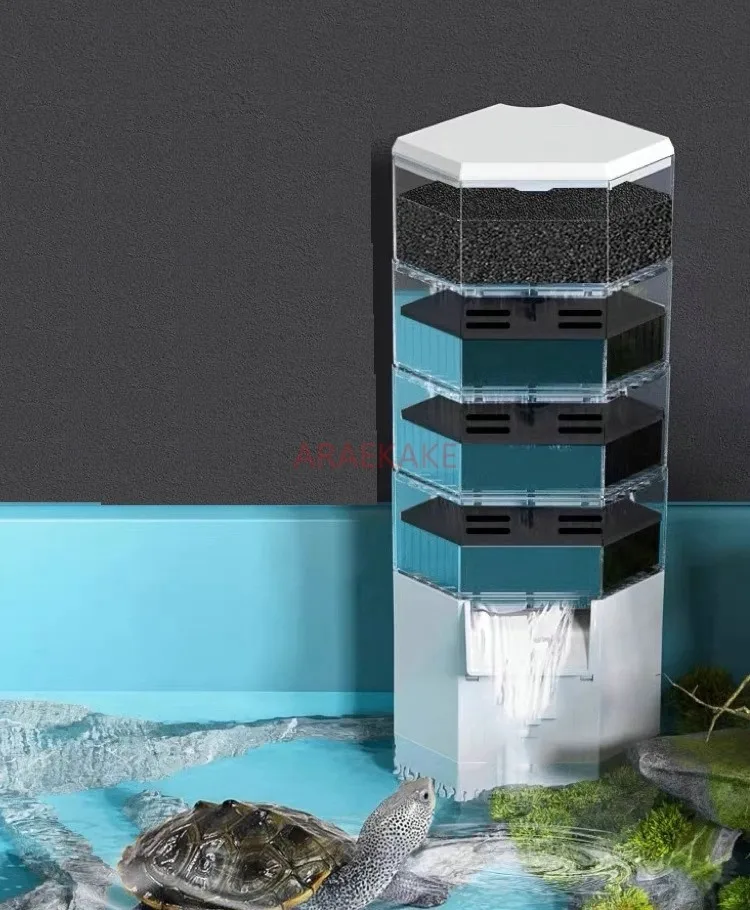 The-turtle-tank-is-equipped-with-a-built-in-filter-for-water ...