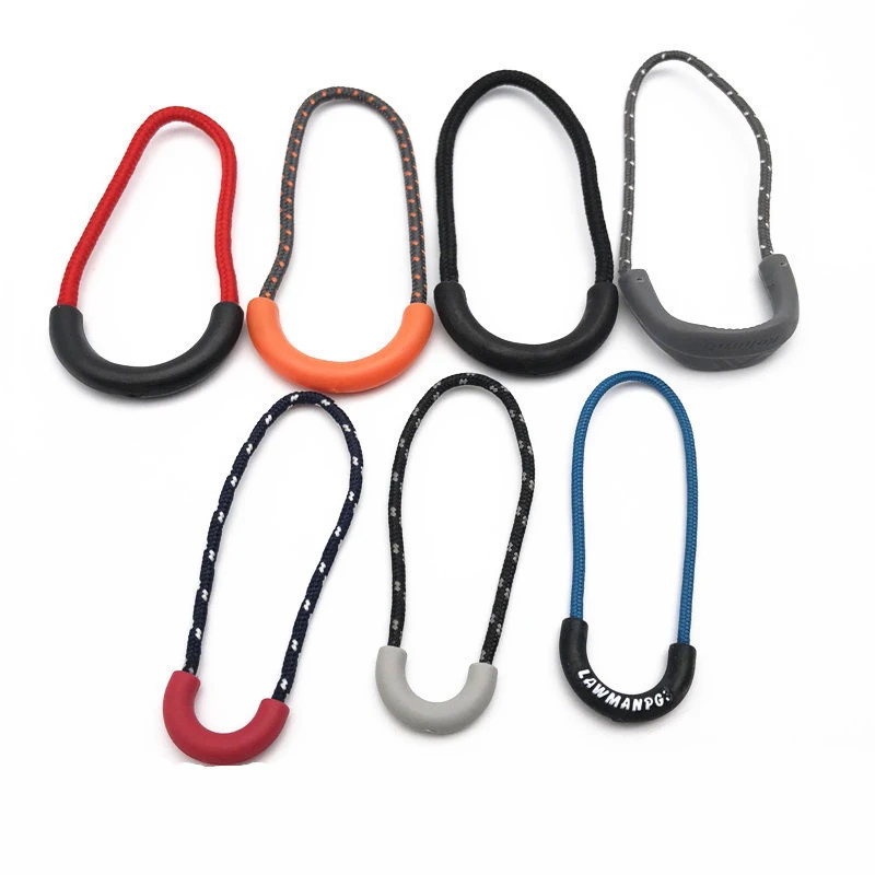 10pcs/pack Zipper Head U-shaped Cord Zipper Pull Strap Multiple Colour ...