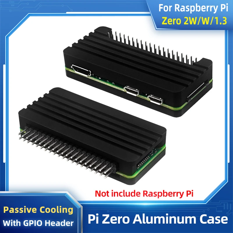 Raspberry-Pi-Zero-2-W-Aluminum-Case-CNC-Armored-Shell-with-Heatsink ...