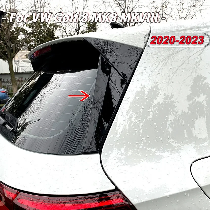 Rear-Window-Side-Spoiler-For-VW-Golf-8-MK8-MK-VIII-2020-2023-ABS-Gloss ...
