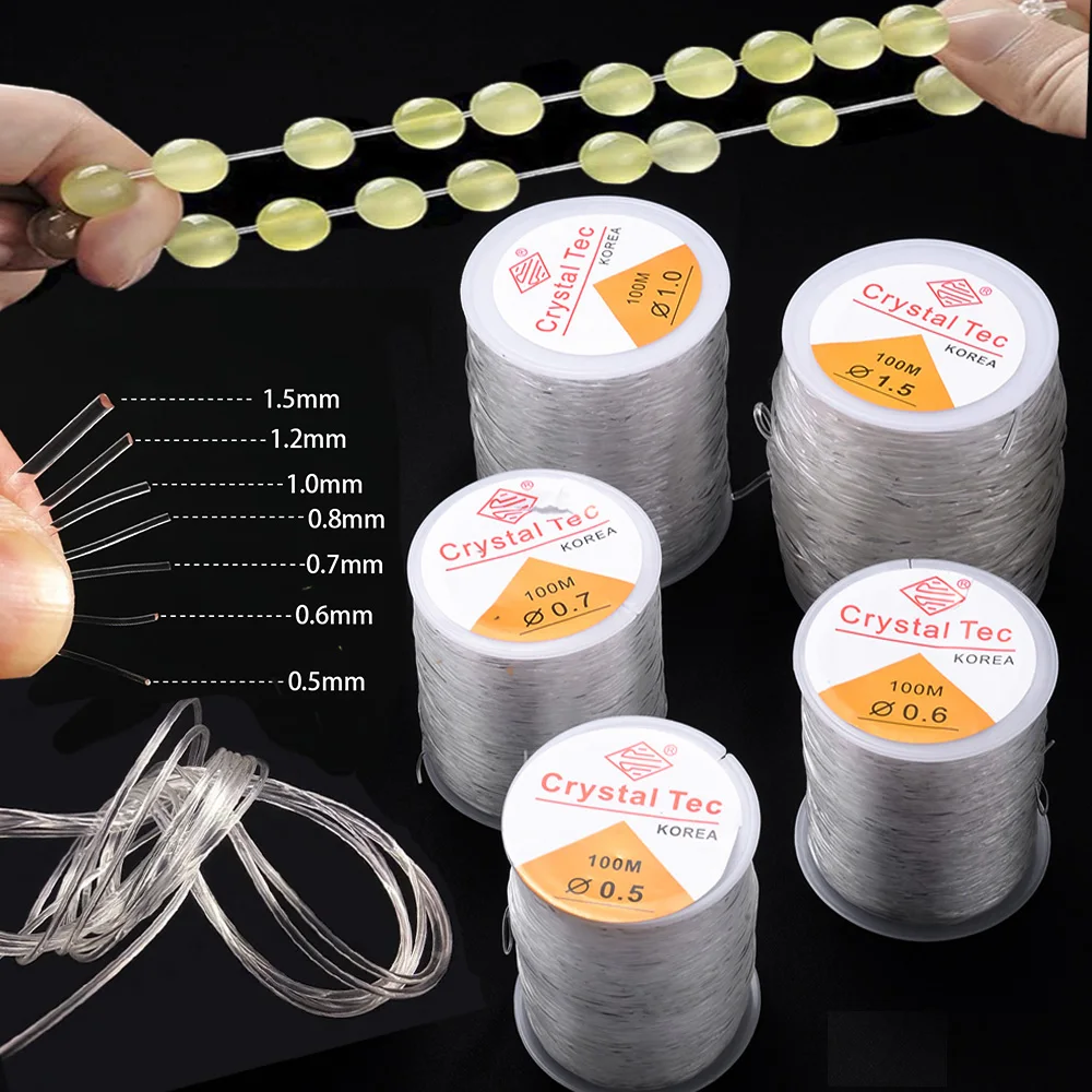 0-5-1-5mm-Transparent-Elastic-Thread-Cord-Crystal-Elastic-Line-For ...