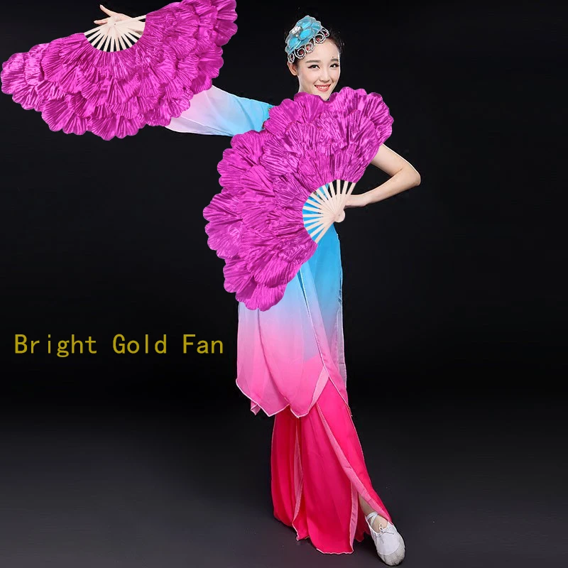 Lolita feather folding fan Japanese girls dance Gothic palace dance ...