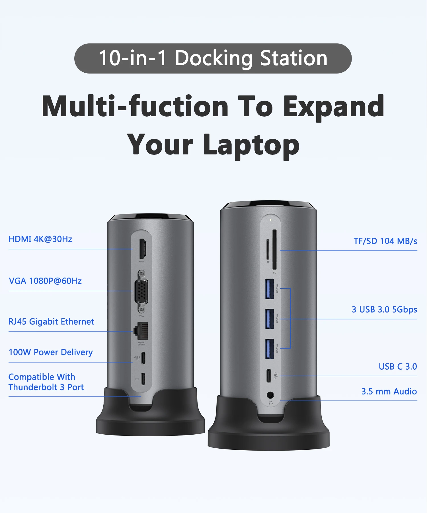 PULWTOP-12-in-1-Universal-Laptop-Docking-Station-Dual-Monitor-Type-C-to ...