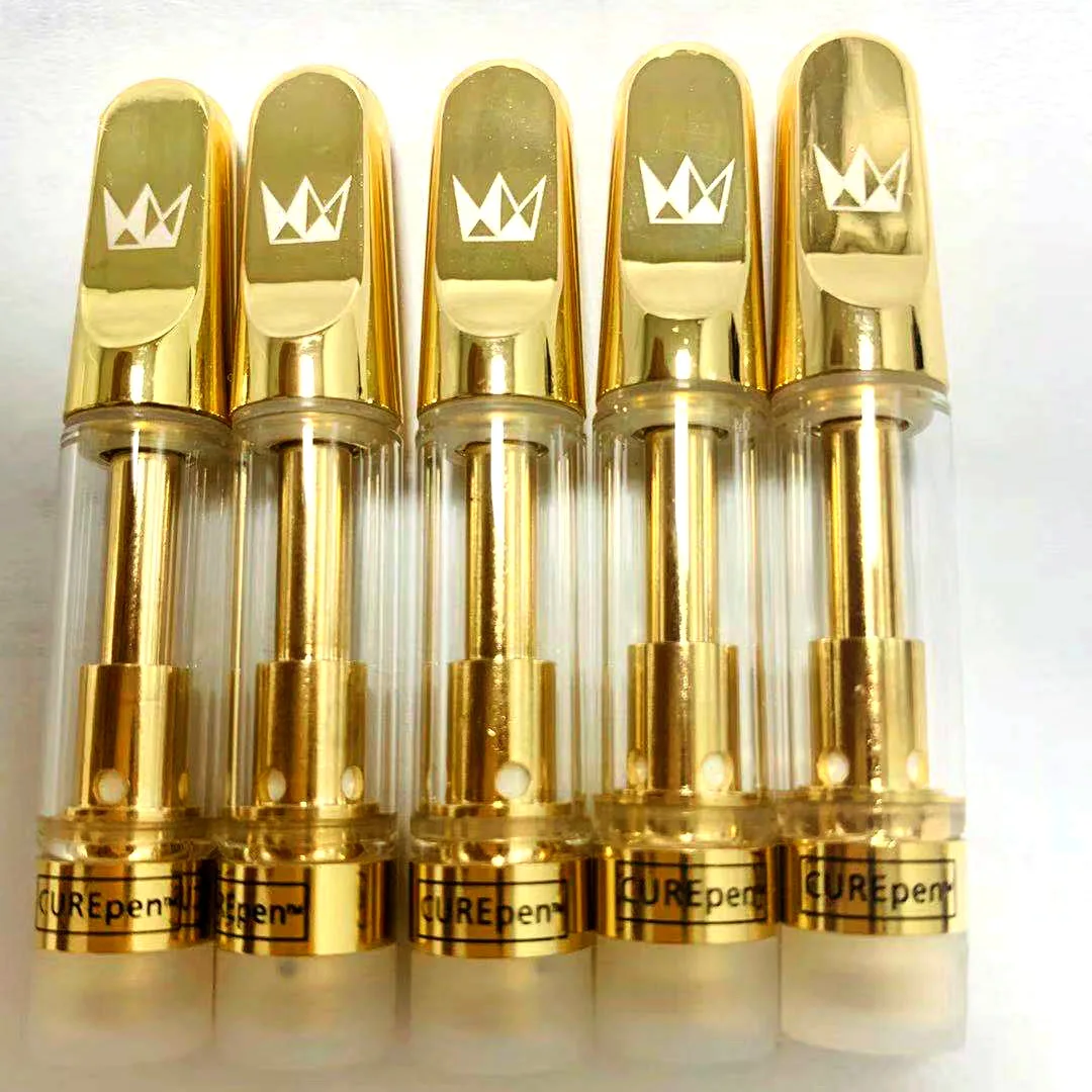 CurePen-cartuchos-dorados-de-1-0-ml-0-8-ml-Tanque-de-vidrio-CBD-bobina ...
