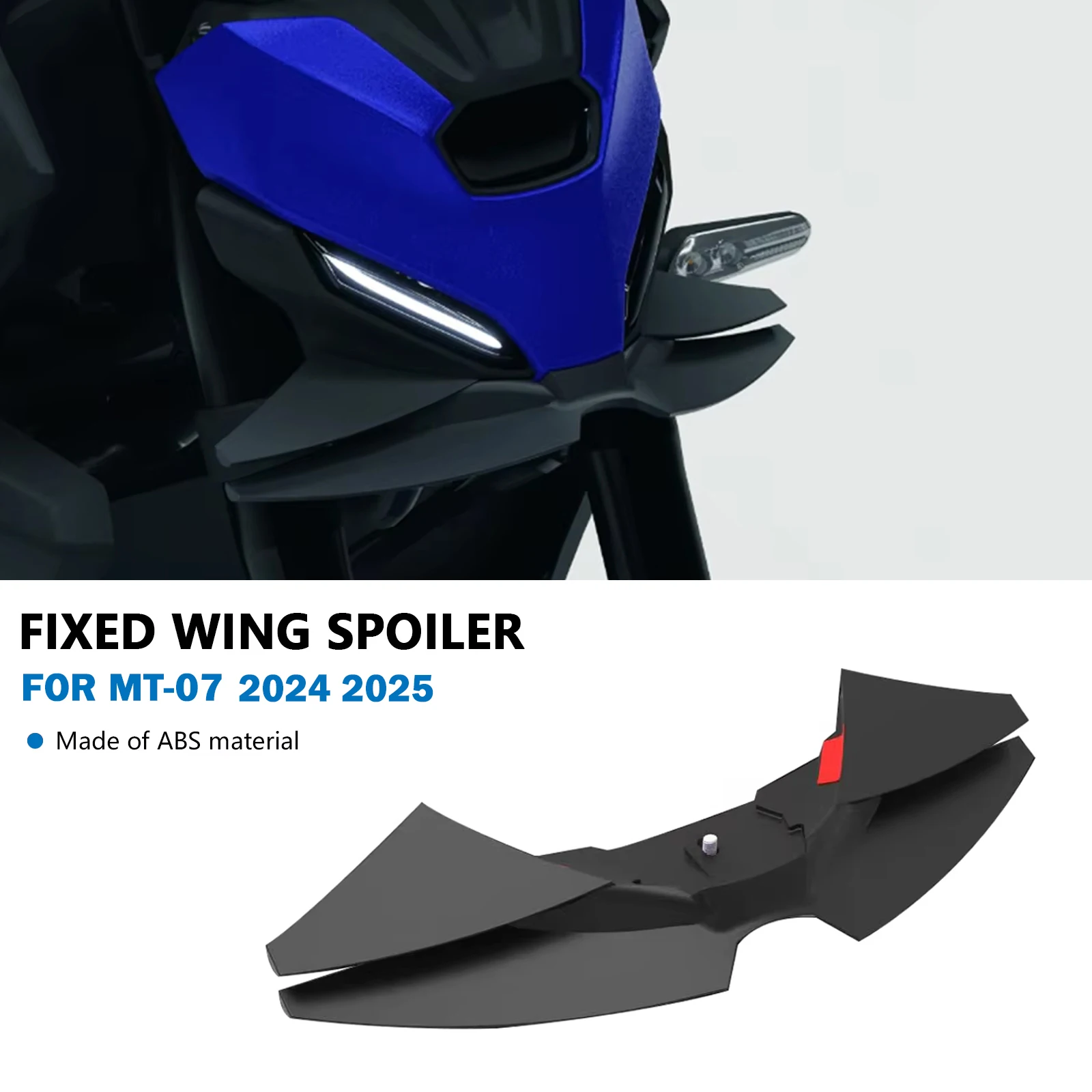 Motorcycle Spoiler Front Spoiler Winglets For Yamaha MT-07 2024-2025 ...