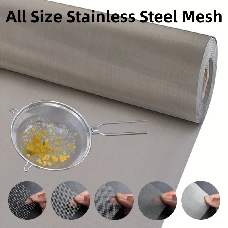 4 - 500 mesh,All Size 304 Stainless Steel Filter Wire Mesh Woven Wire ...