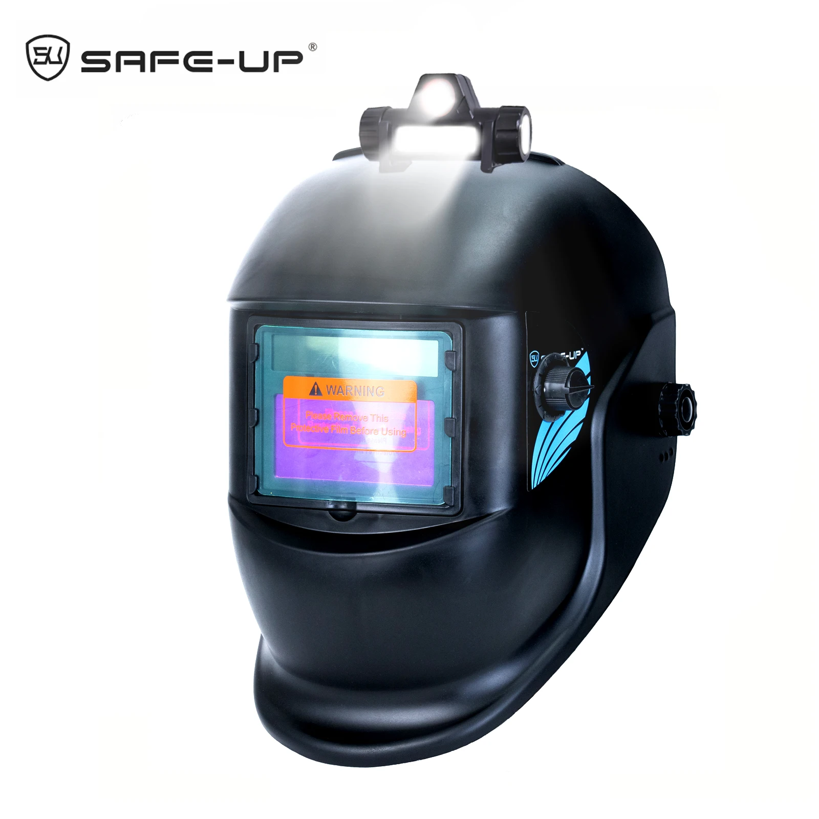SAFEUP Welding Helmet Cap Welder Protection Head Worn Hat With ...