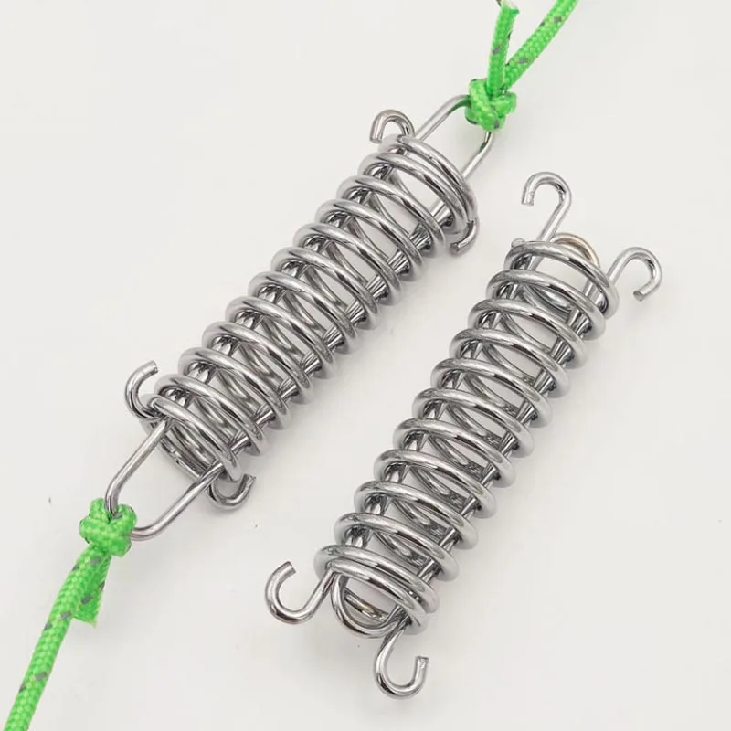 Outdoor-Tent-Spring-Elastic-Buckle-Stainless-Steel-Wind-Rope-Buckle ...