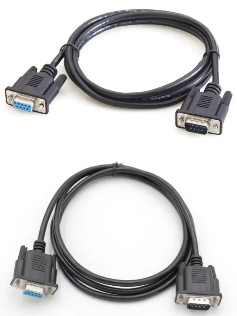 Cable de puerto serie Db9 Rs232, adaptador de línea de conexión macho a ...