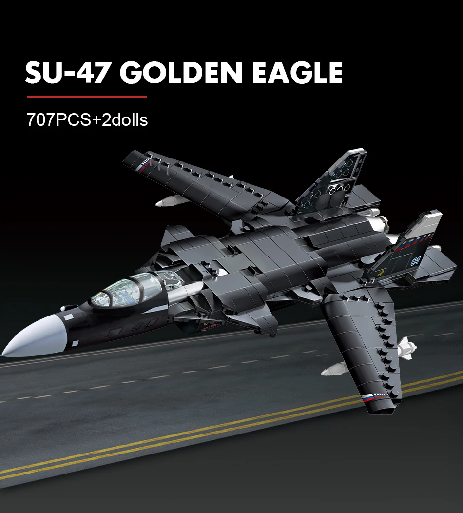 Lego Technic Su-47 Golden Eagle - 707 pièces - Brick Tech - Blocs ...