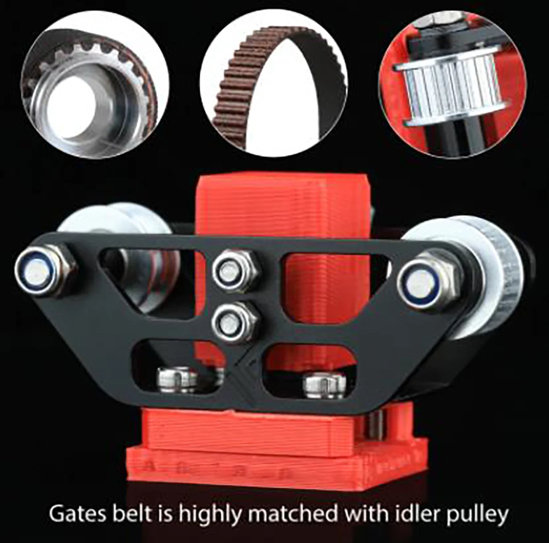 Pre Assembled CNC VzBoT 330 Aluminum XY Mount Kit 5M Gates Belt ...