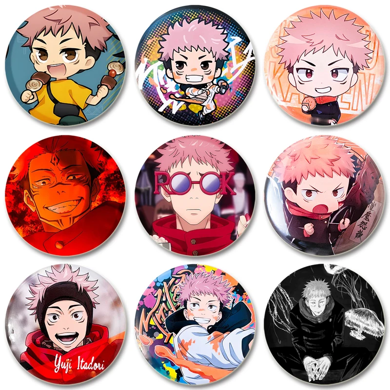 Yuji-Itadori-Pin-Handmade-Brooch-for-Clothes-Cartoon-Cosplay-Badge ...