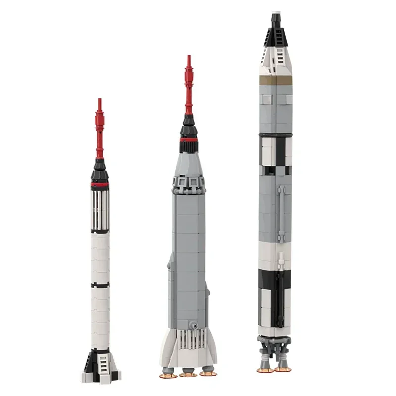 Gobricks-MOC-Gemini-Rocket-Saturn-V-Scale-Model-Building-Block-Kit ...