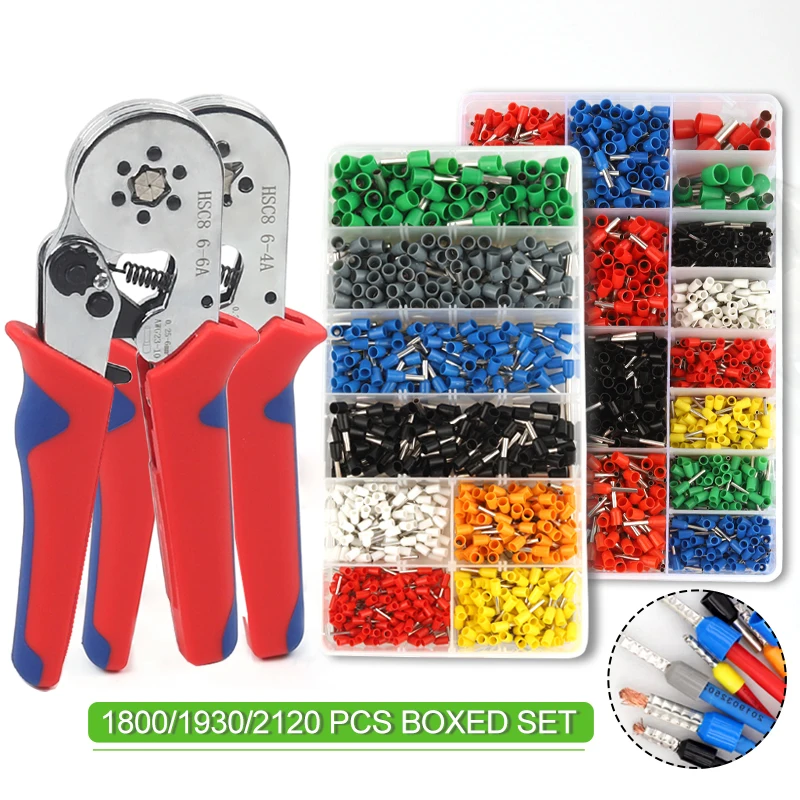 Tubular-Terminal-Crimping-Pliers-VE-Terminal-Tube-kit-Hand-Tool ...