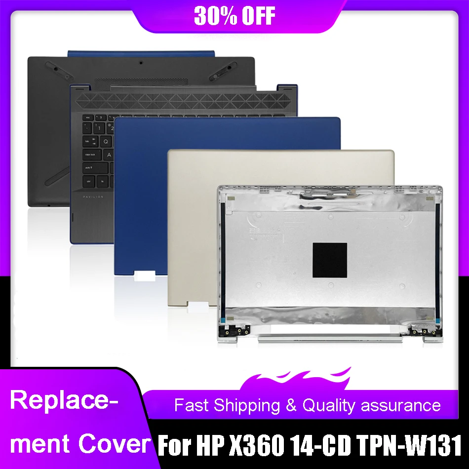 Laptop-Back-Cover-For-HP-Pavilion-X360-14-CD-TPN-W131-Palmrest-Keyboard ...