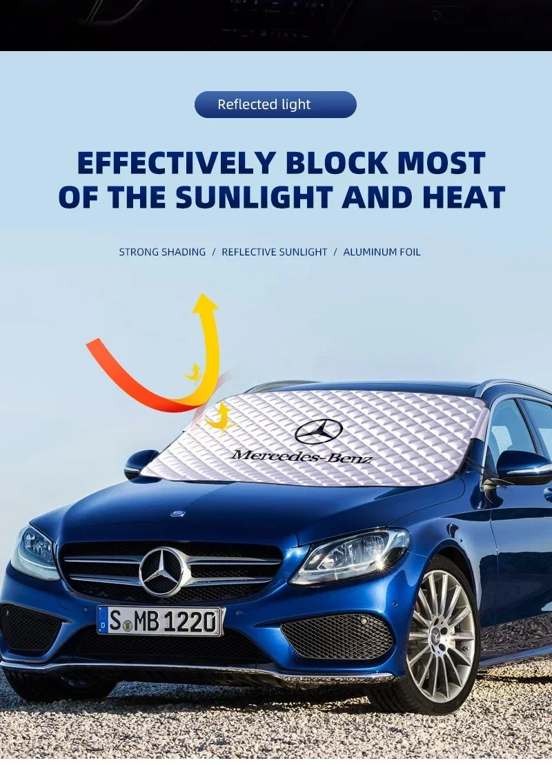 Автомобильный Снежный чехол, солнцезащитный козырек, переднее лобовое ...